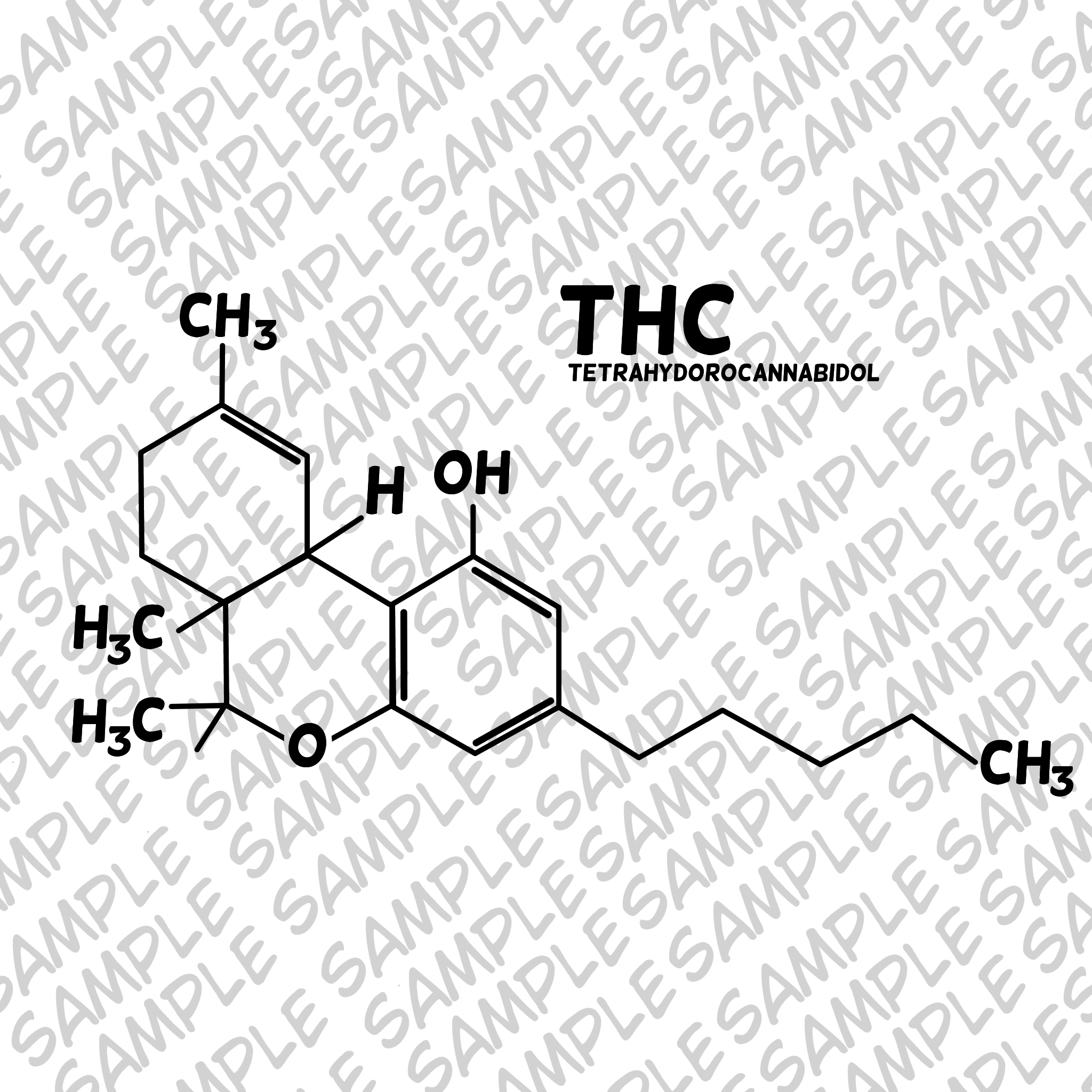 THC tattoo - stoner - BOOTH