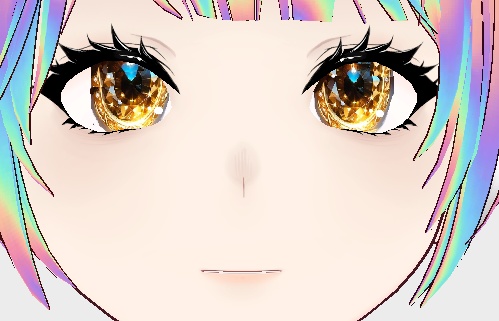 vroid gold eyes - tiink - BOOTH