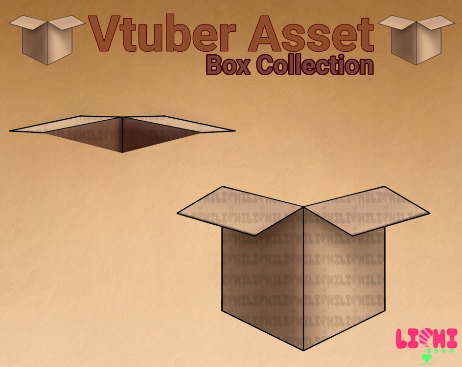 Vtube asset box collection - lichiShop - BOOTH