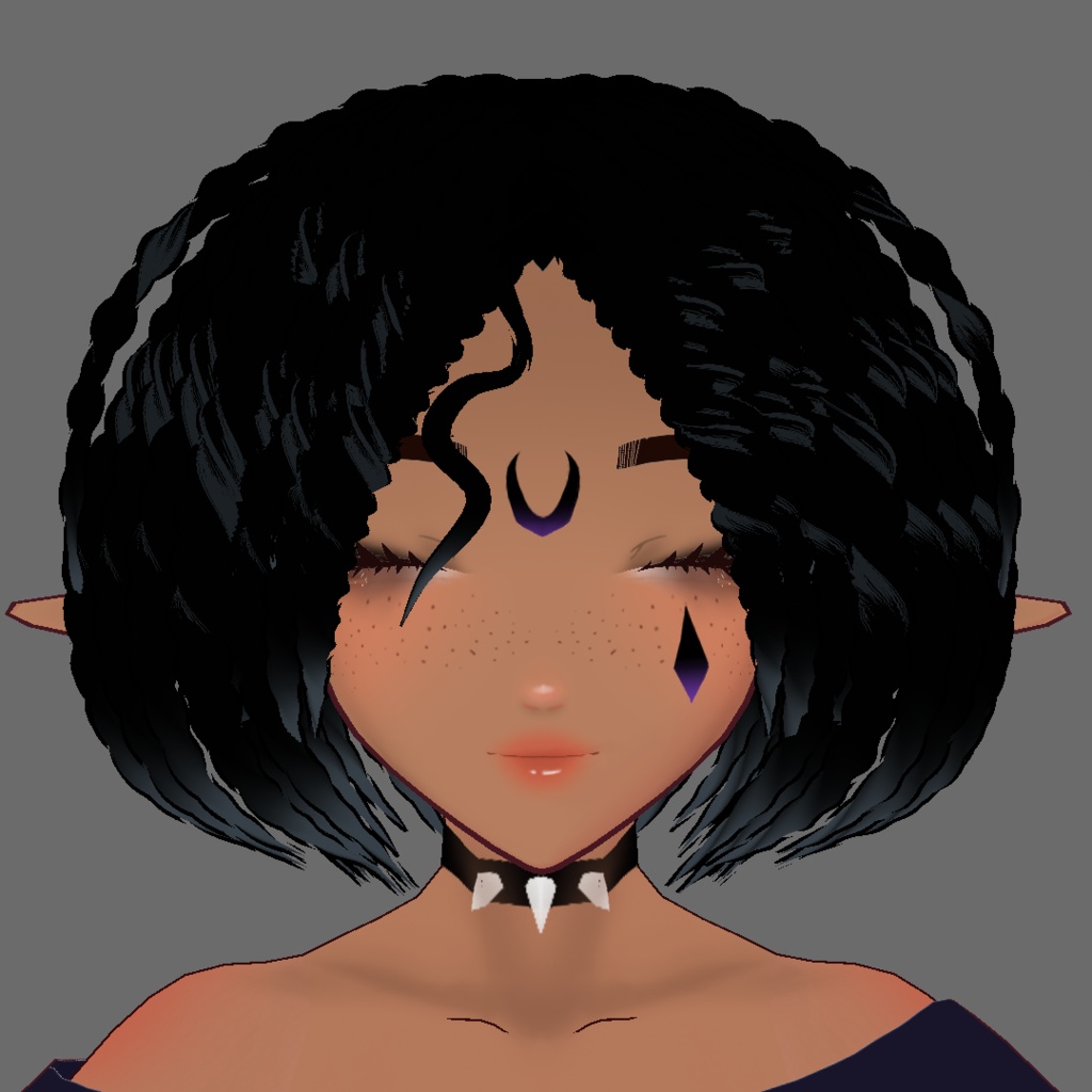 [Vroid] Friz and Afro Hair Pack - VThreads - BOOTH
