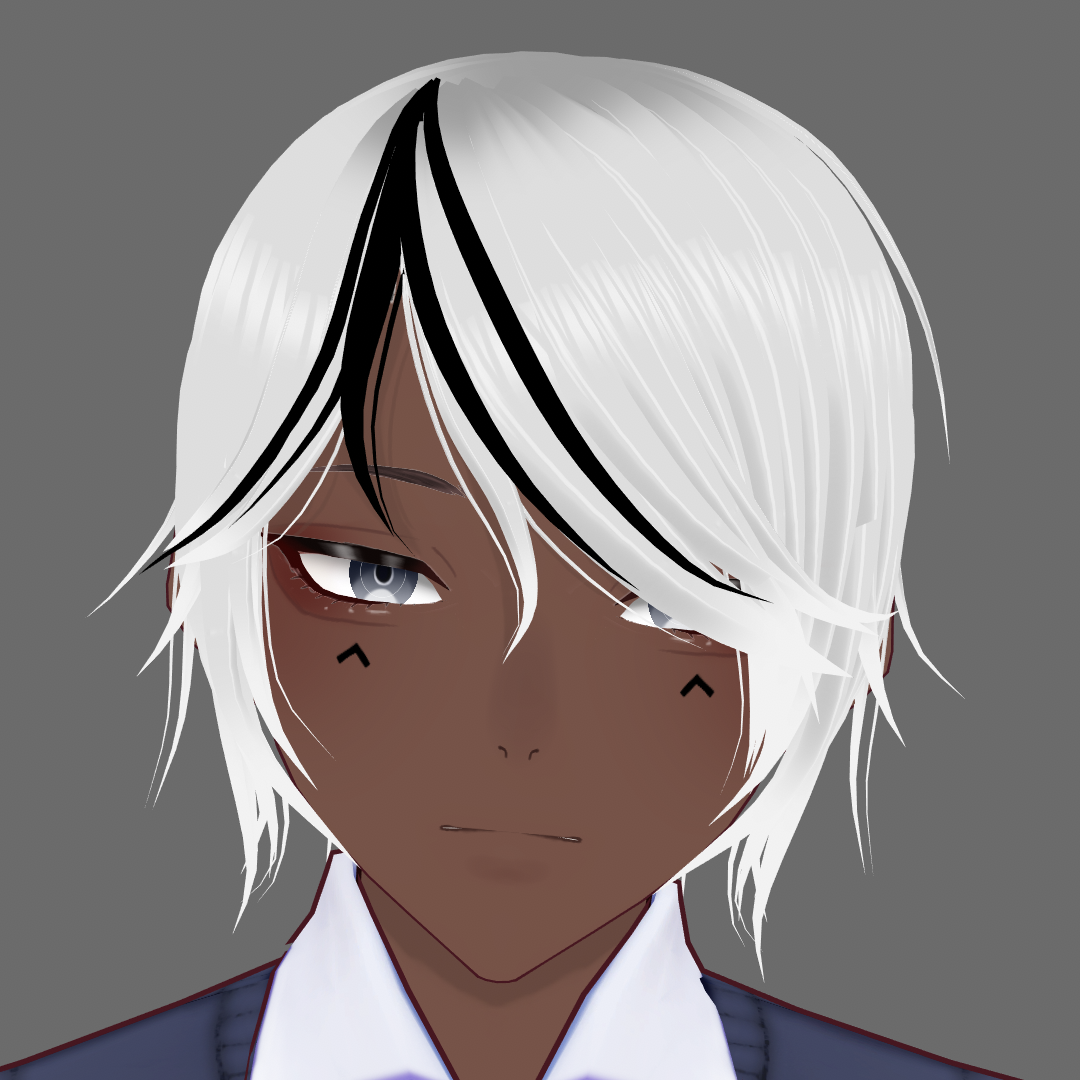 [Vroid] Masc. Hair Pack (Free) - VThreads - BOOTH