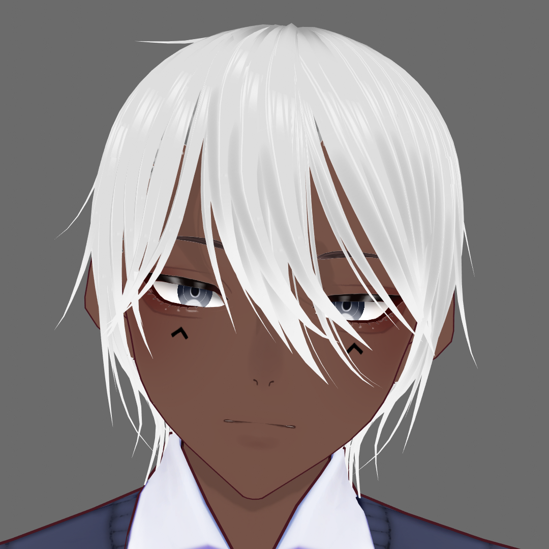 [Vroid] Masc. Hair Pack (Free) - VThreads - BOOTH