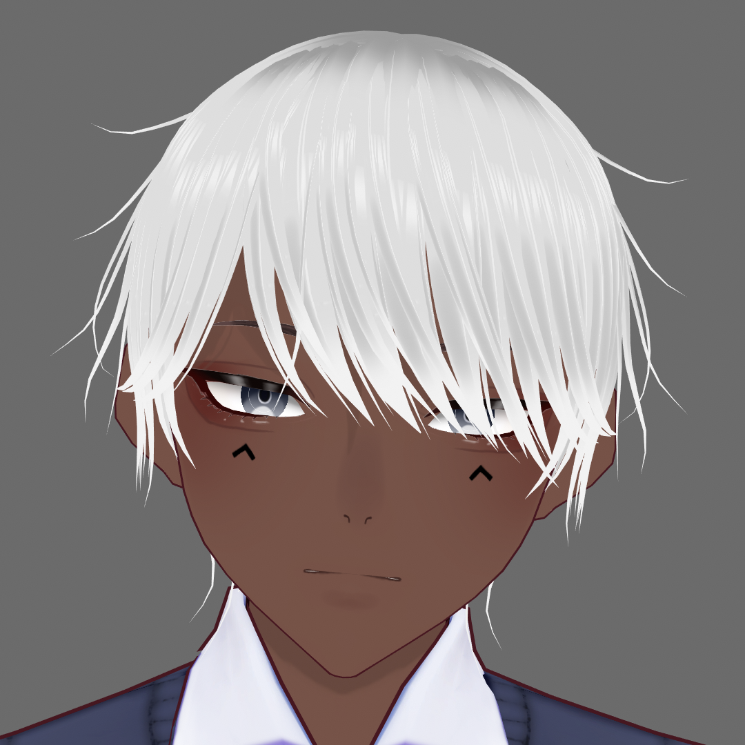 [Vroid] Masc. Hair Pack (Free) - VThreads - BOOTH