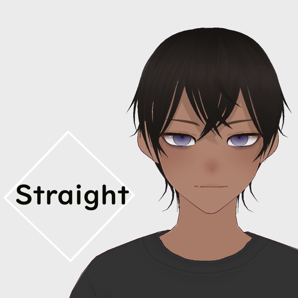 [Vroid Stable Ver.] Masc. Hair Presets 2 (Free) - VThreads - BOOTH