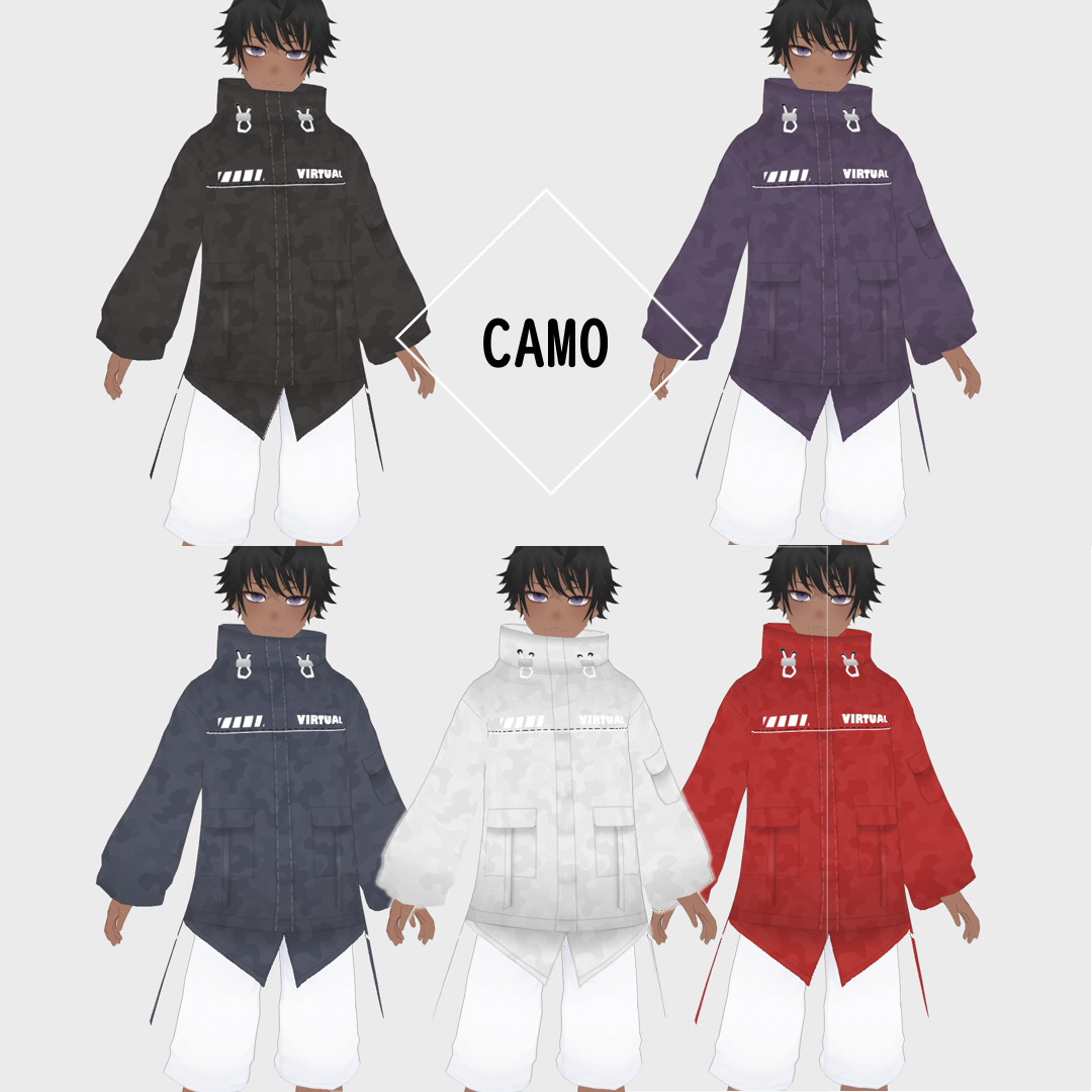 [Vroid] Jacket Pack (Free) - VThreads - BOOTH