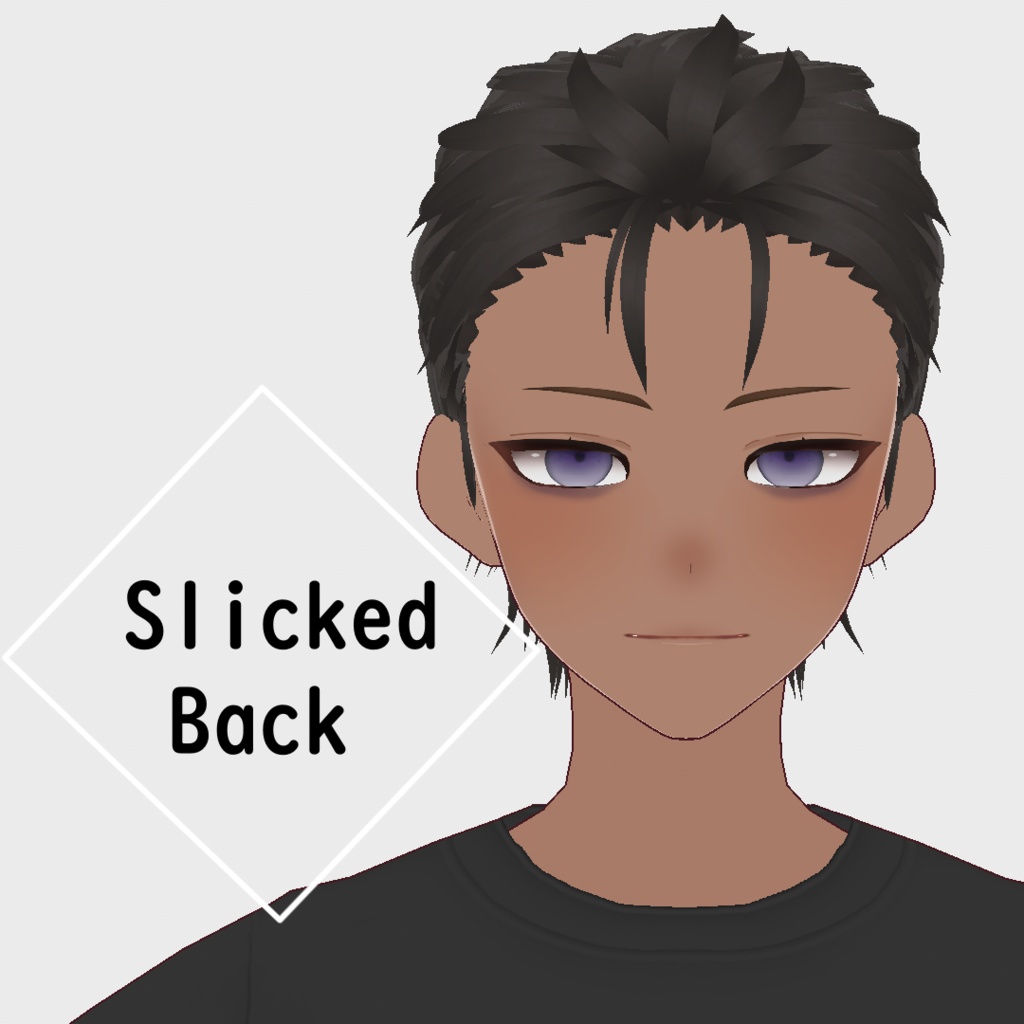 [Vroid Stable Version] Masc. Hair Presets 3 (Free) - VThreads - BOOTH