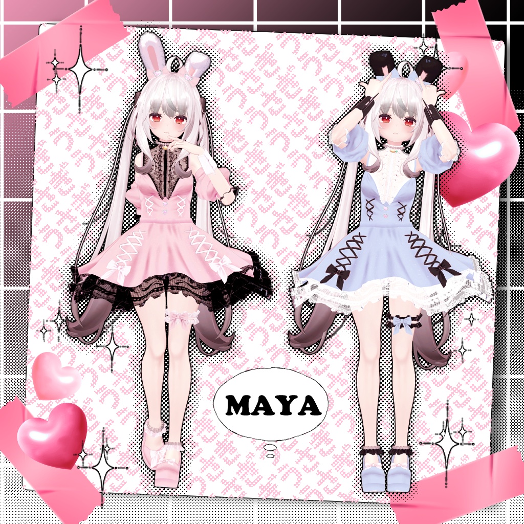 [21人] Rabbit lace Dress - MongMong (몽몽) - BOOTH