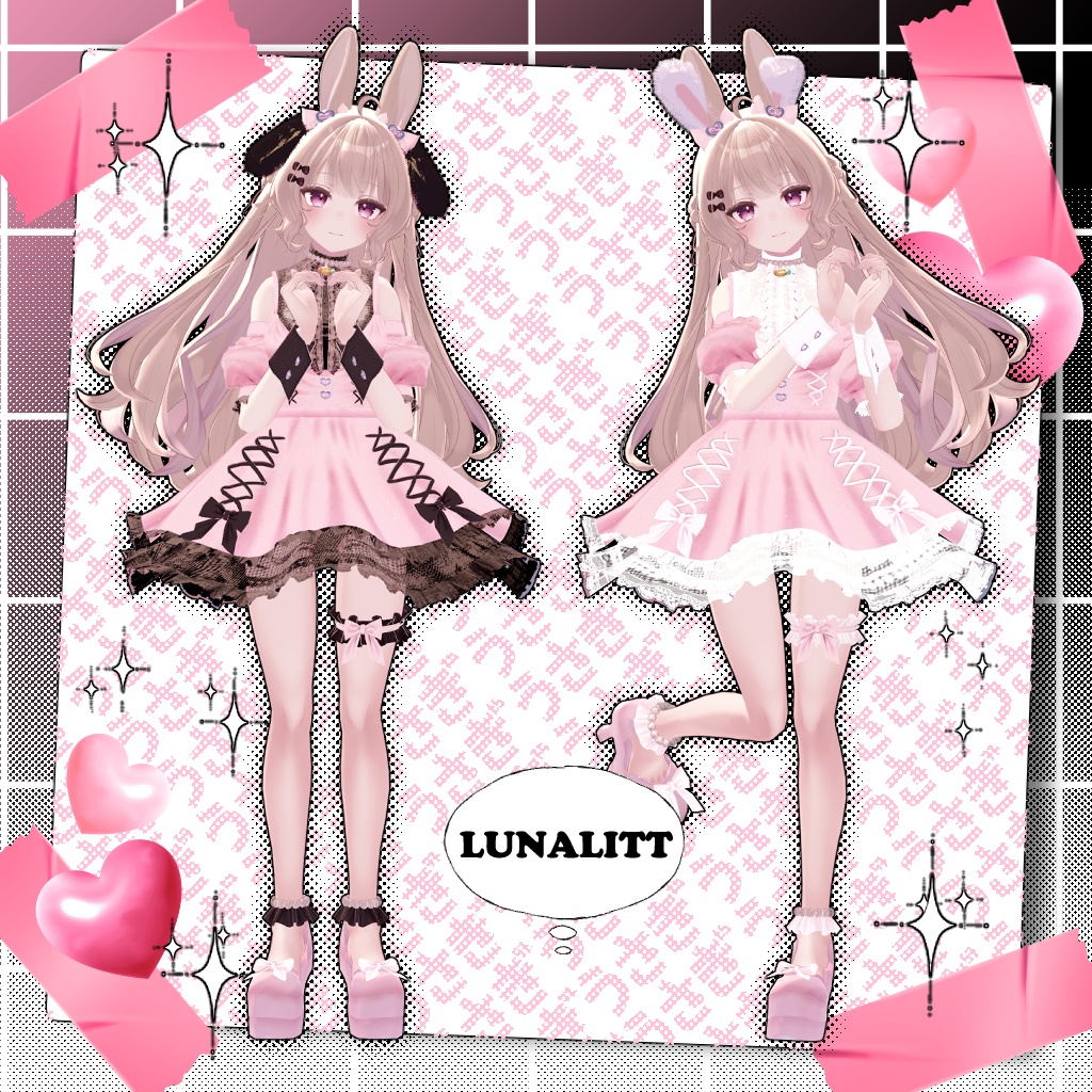 [21人] Rabbit lace Dress - MongMong (몽몽) - BOOTH