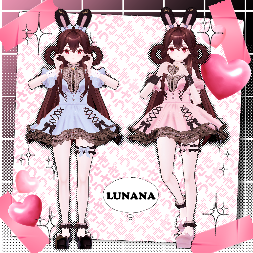 [21人] Rabbit lace Dress - MongMong (몽몽) - BOOTH