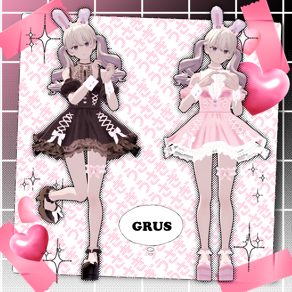 [21人] Rabbit lace Dress - MongMong (몽몽) - BOOTH