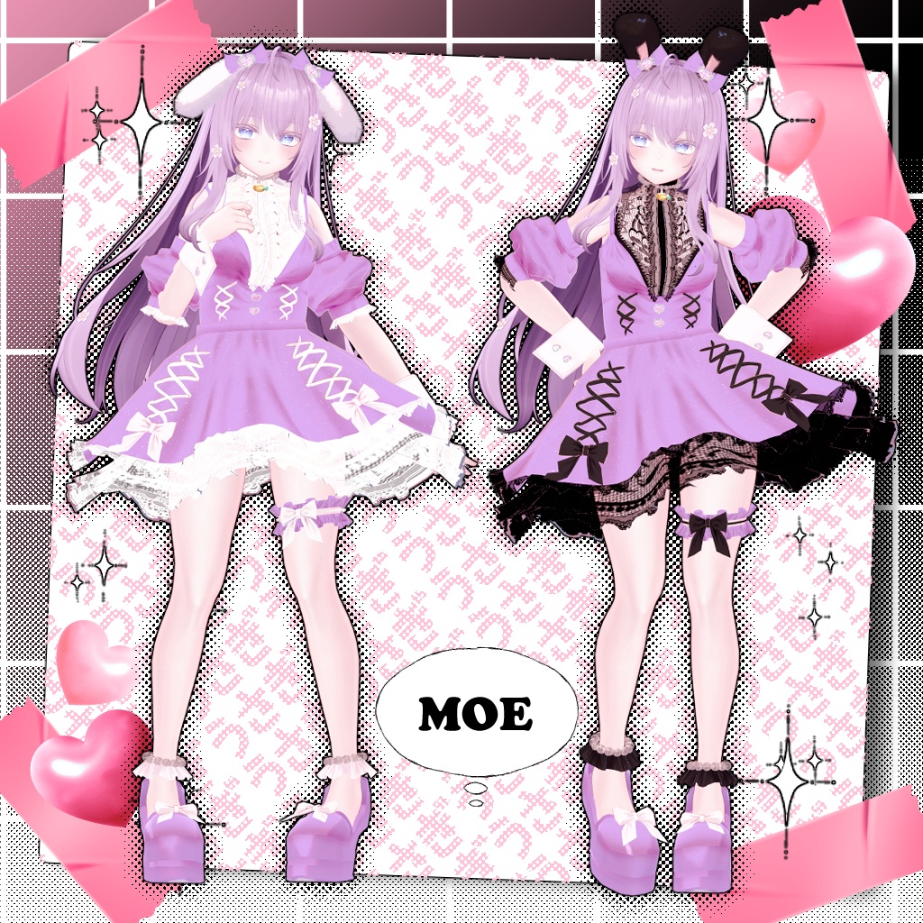 [21人] Rabbit lace Dress - MongMong (몽몽) - BOOTH