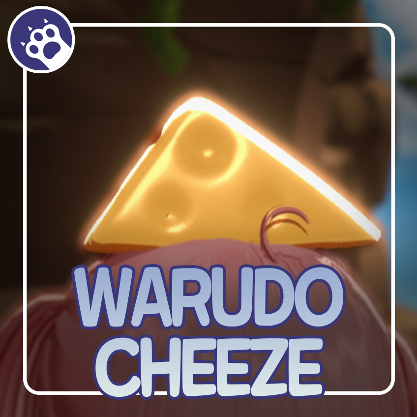 [Free] Warudo Cheeze Prop - Mya - BOOTH