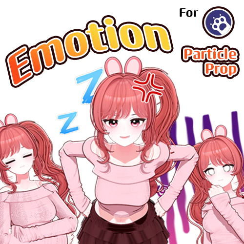 [Warudo] Emotion Particle Prop - Mya - BOOTH
