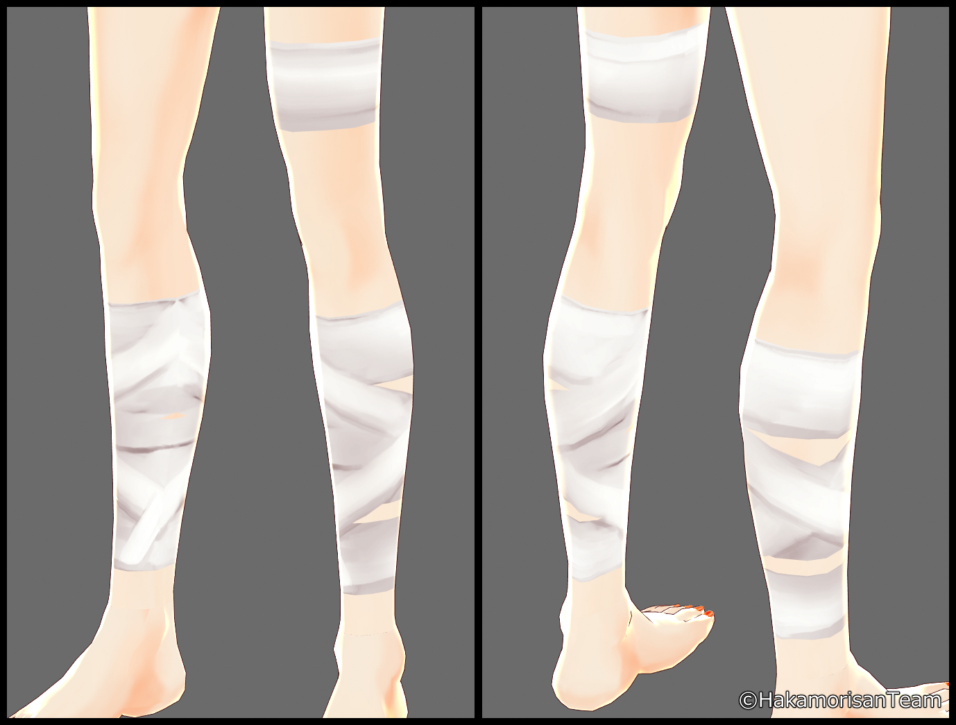 【正式版対応】Bandage (unisex) Skin texture for VRoid - 墓守さんチーム ...