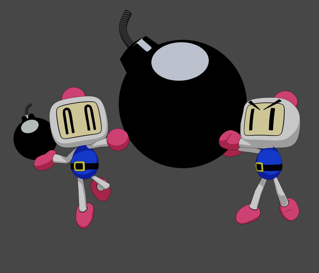 ボンバーマン - 複数の色 | Bomberman - Multiple colors - vorked - BOOTH