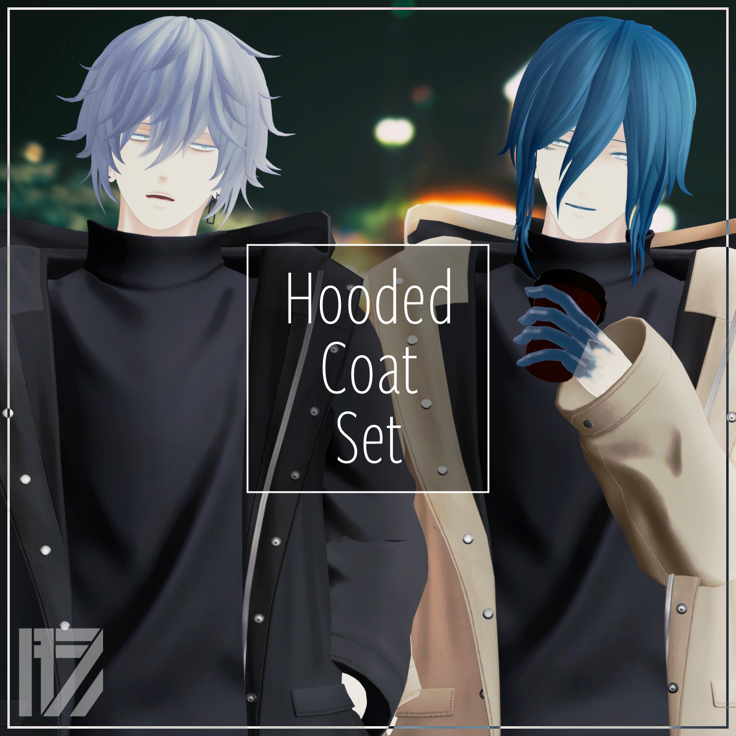 【VRChat向け】HoodedCoat Set Ver.1.0 - アンダル ♦︎ andall - BOOTH