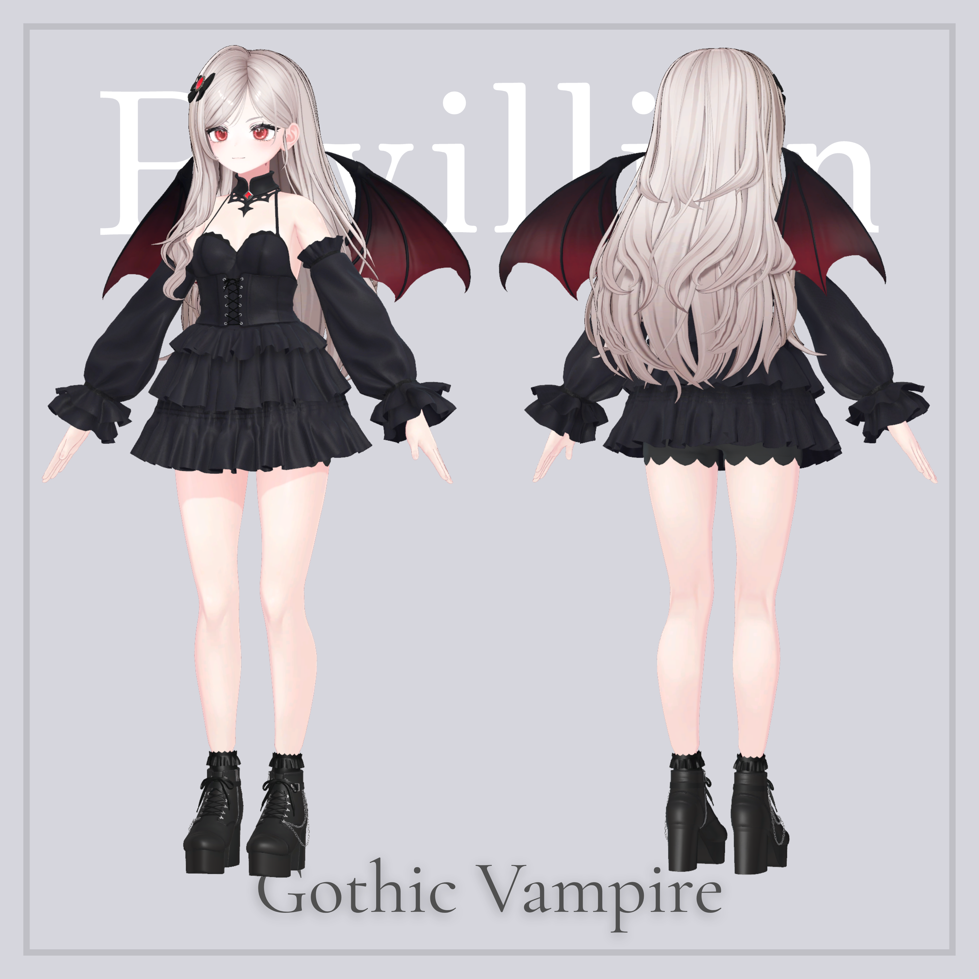 【VRC衣装】Gothic Vampire - Pavillion（パビリオン） - BOOTH