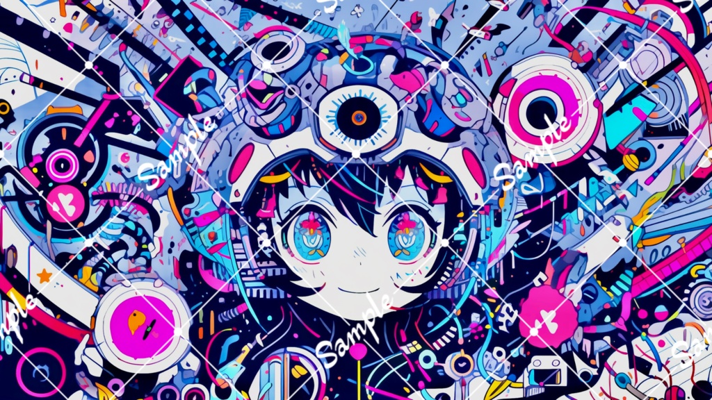 【MV・歌ってみた背景】デジタル少女 - かえで - BOOTH