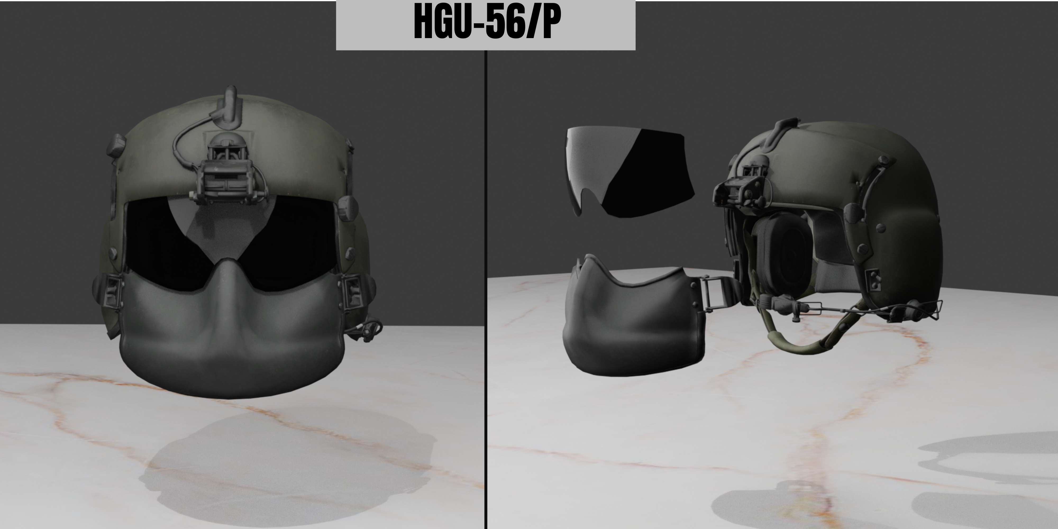 Aviation Helmet Pack - arachnidstudios - BOOTH