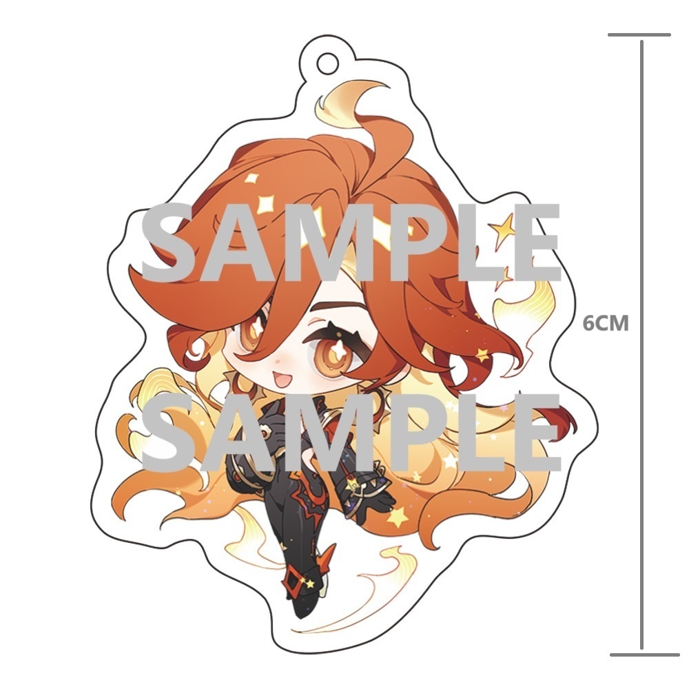 【原神同人】計13種 アクリルキーホルダー Design-2 - Findart-Area - BOOTH