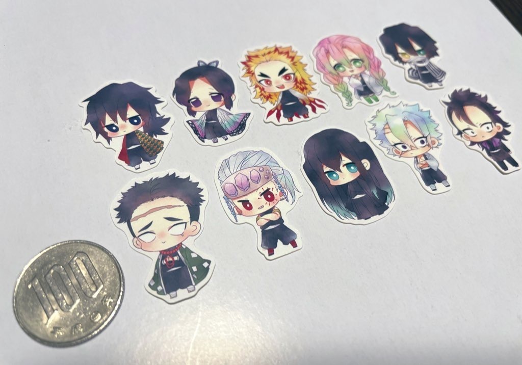 鬼滅の刃 柱シール - mocchi-ya - BOOTH