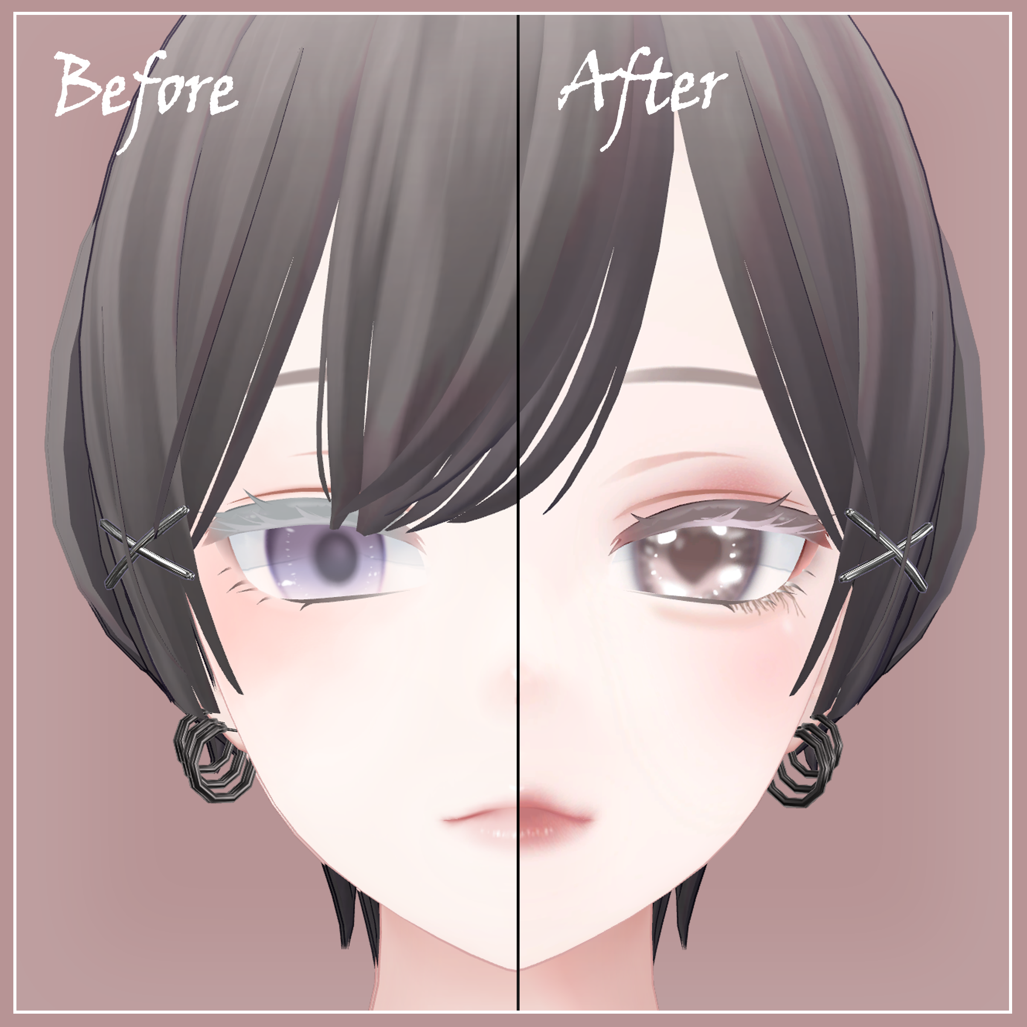 【森羅対応】Nuance Makeup＆Eye Texture【VRChat想定】 - DRIP - BOOTH