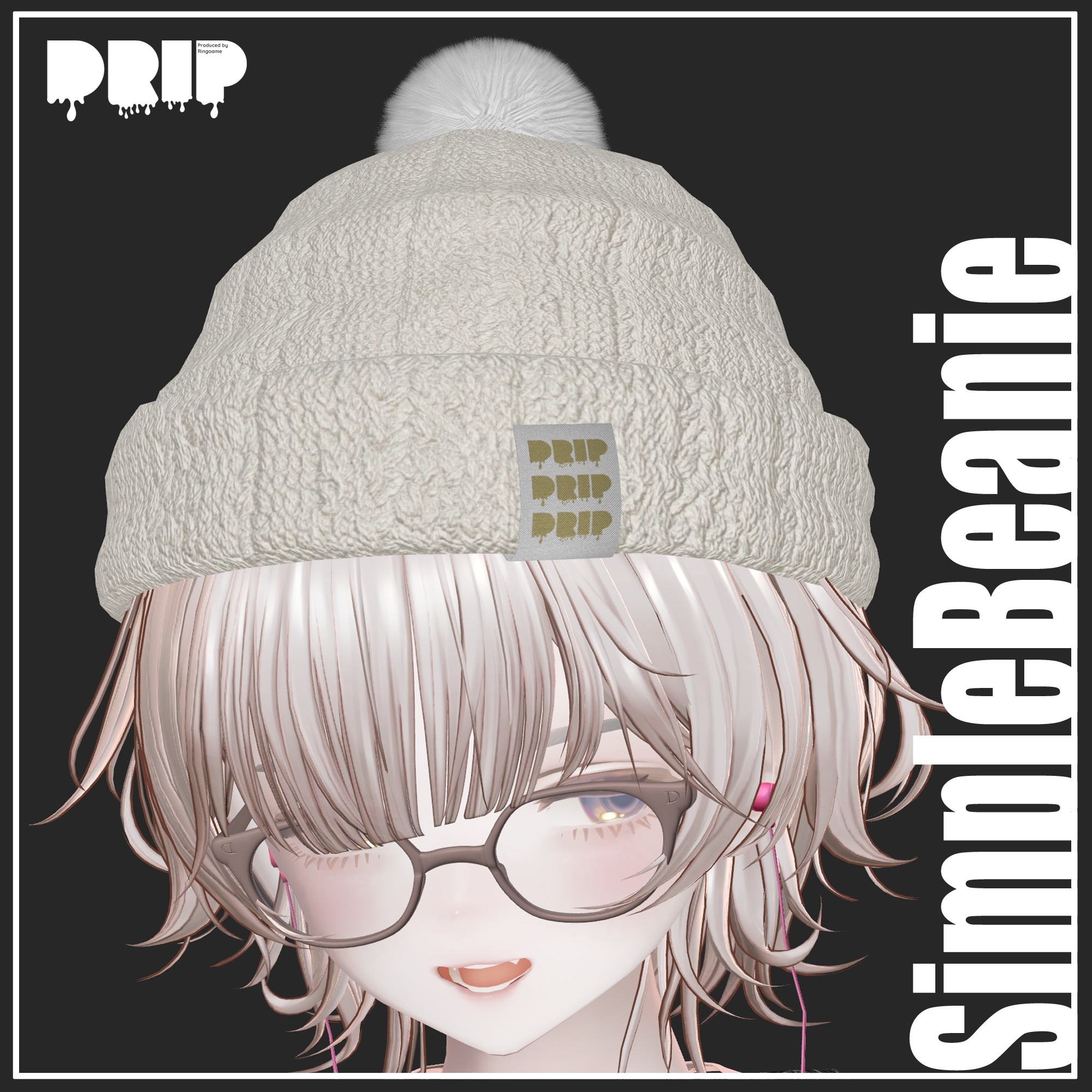 【VRChat想定】Simple Beanie【ニット帽】 - DRIP - BOOTH