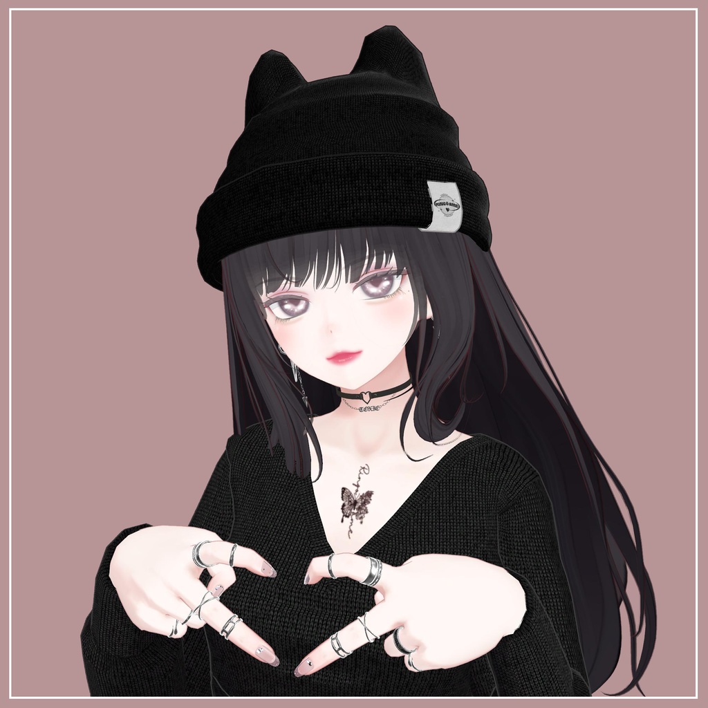 【VRChat想定】Neko Beanie【ニット帽】 - DRIP - BOOTH