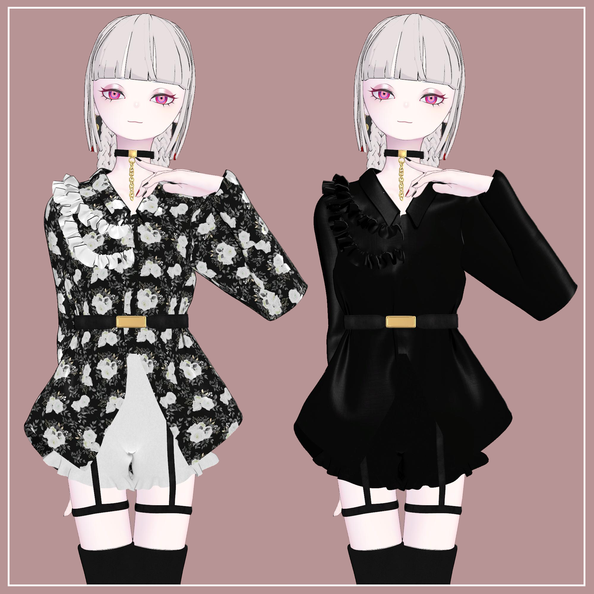 【juliusyegi対応】royal Dress【vrchat想定】 Drip Booth