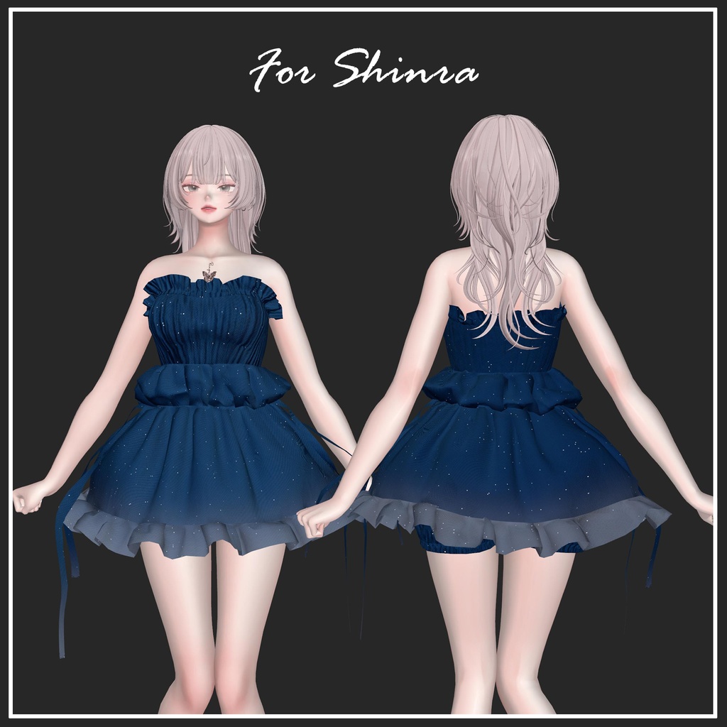 【複数アバター対応】Jerry Fish Dress【VRChat想定】 - DRIP - BOOTH