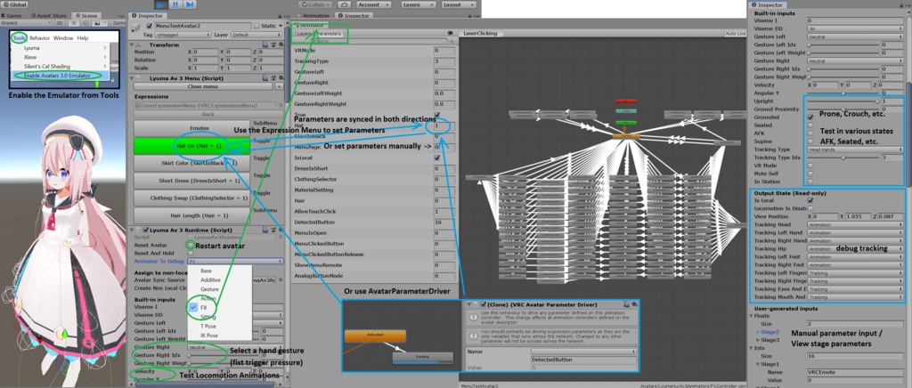 Lyuma Av3Emulator VPM [includes OSC&Dynamics] - Lyuma - BOOTH