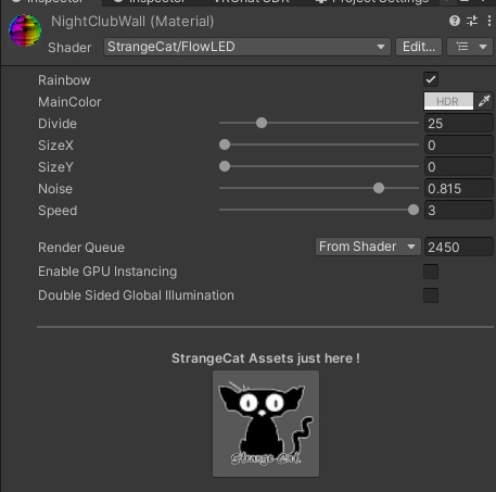 【FREE】Simple Dynamic LED Shader 【VRChat】 - Strange Cat - BOOTH