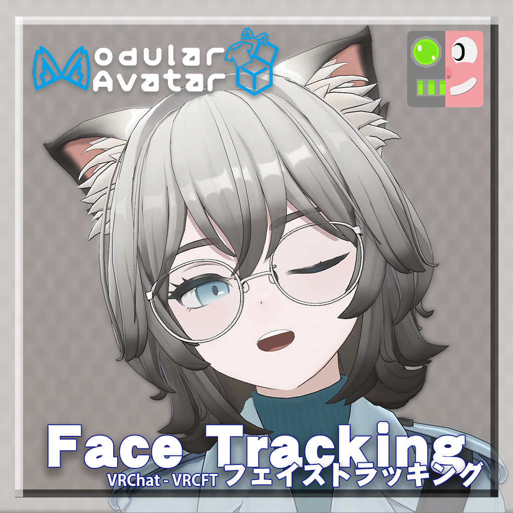 [VRChat]ヒビキ-HIBIKI- Face Tracking Setting - Qkunの作業部屋 - BOOTH