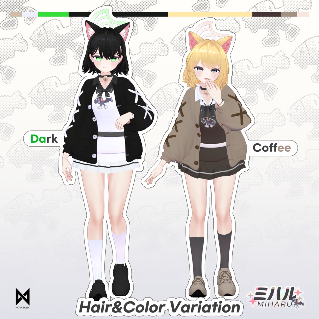 オリジナル3Dモデル [Miharu] 1.00 ver - IIASA - BOOTH