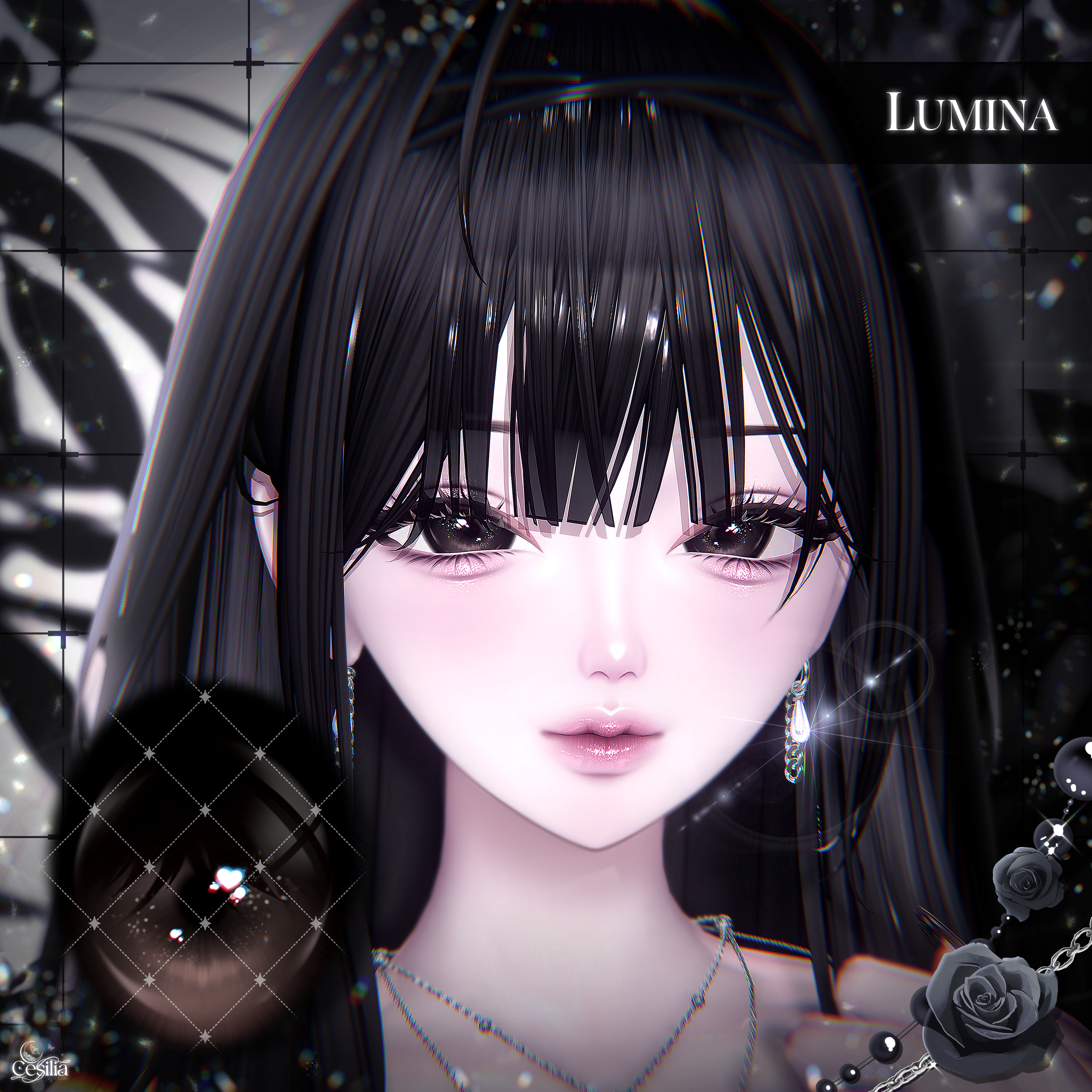 15アバター対応 】 Romance Eyes Texture [PSD] - Cecilia - BOOTH