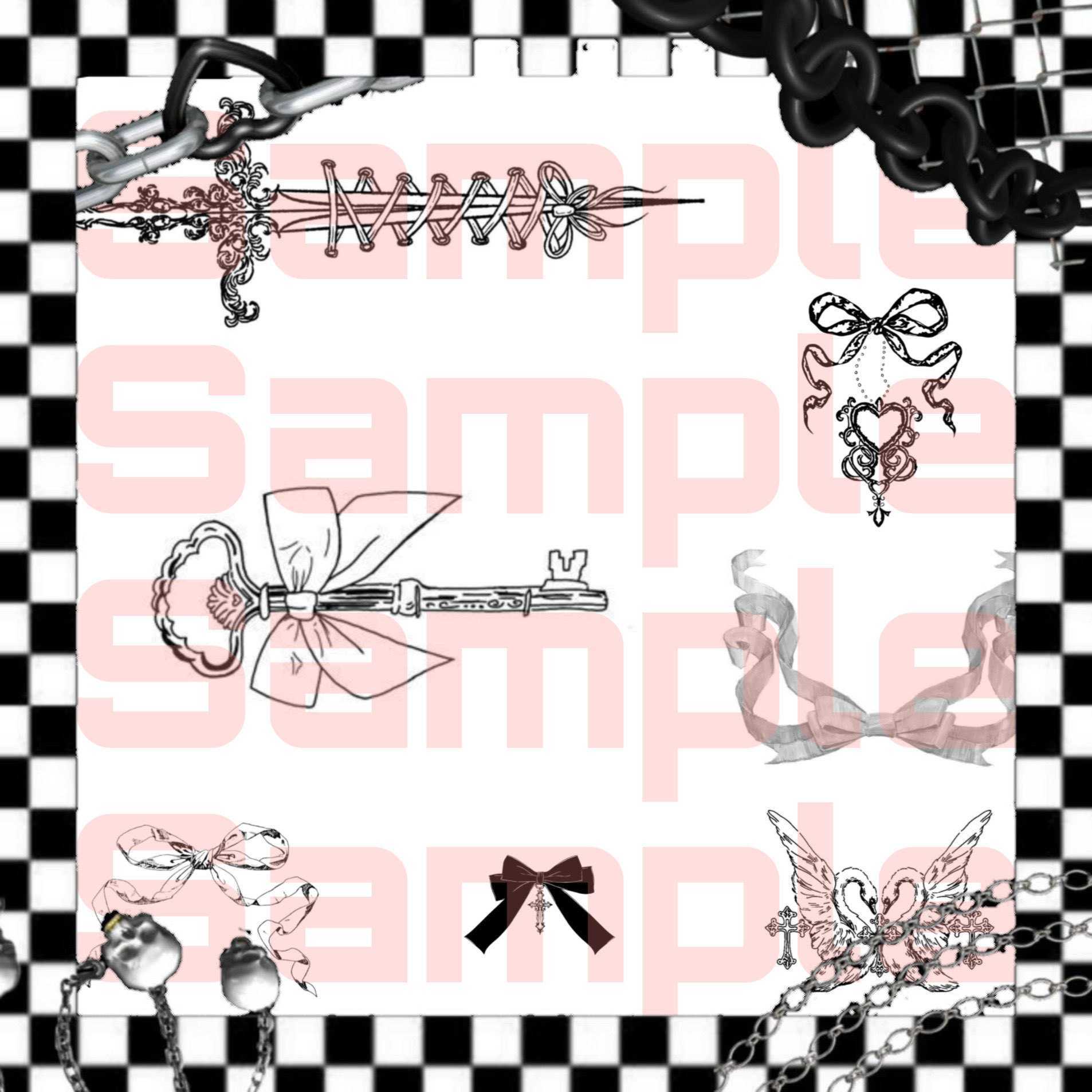 ︴VRC想定︴Ballet Core Tattoo Textureꕁ 森羅対応 ︴ - ゅ川鮮魚店 - BOOTH