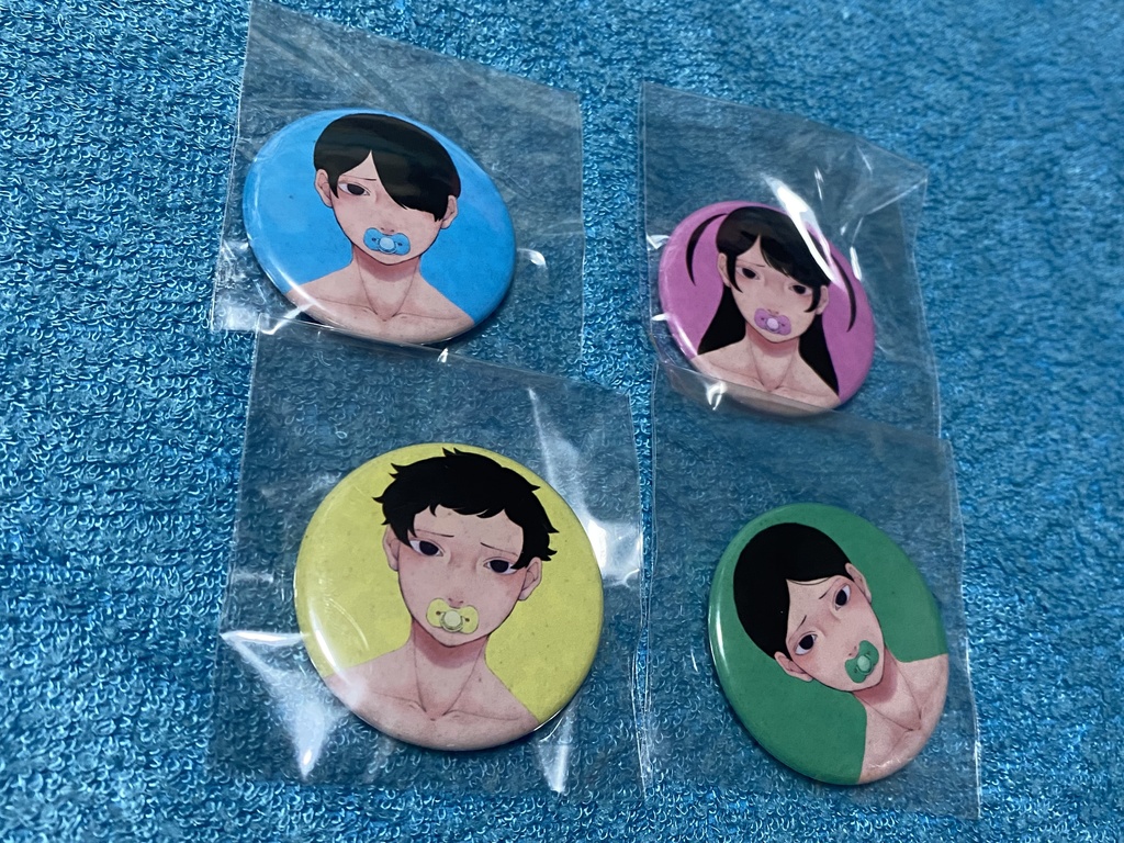 錆びた缶バッジ - gyomoku - BOOTH