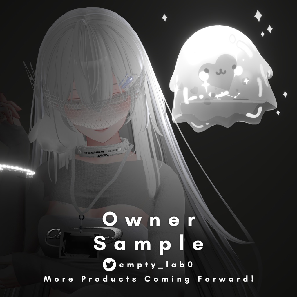 💜 Hearti Ghost Follower [PB] - Lab0 - BOOTH