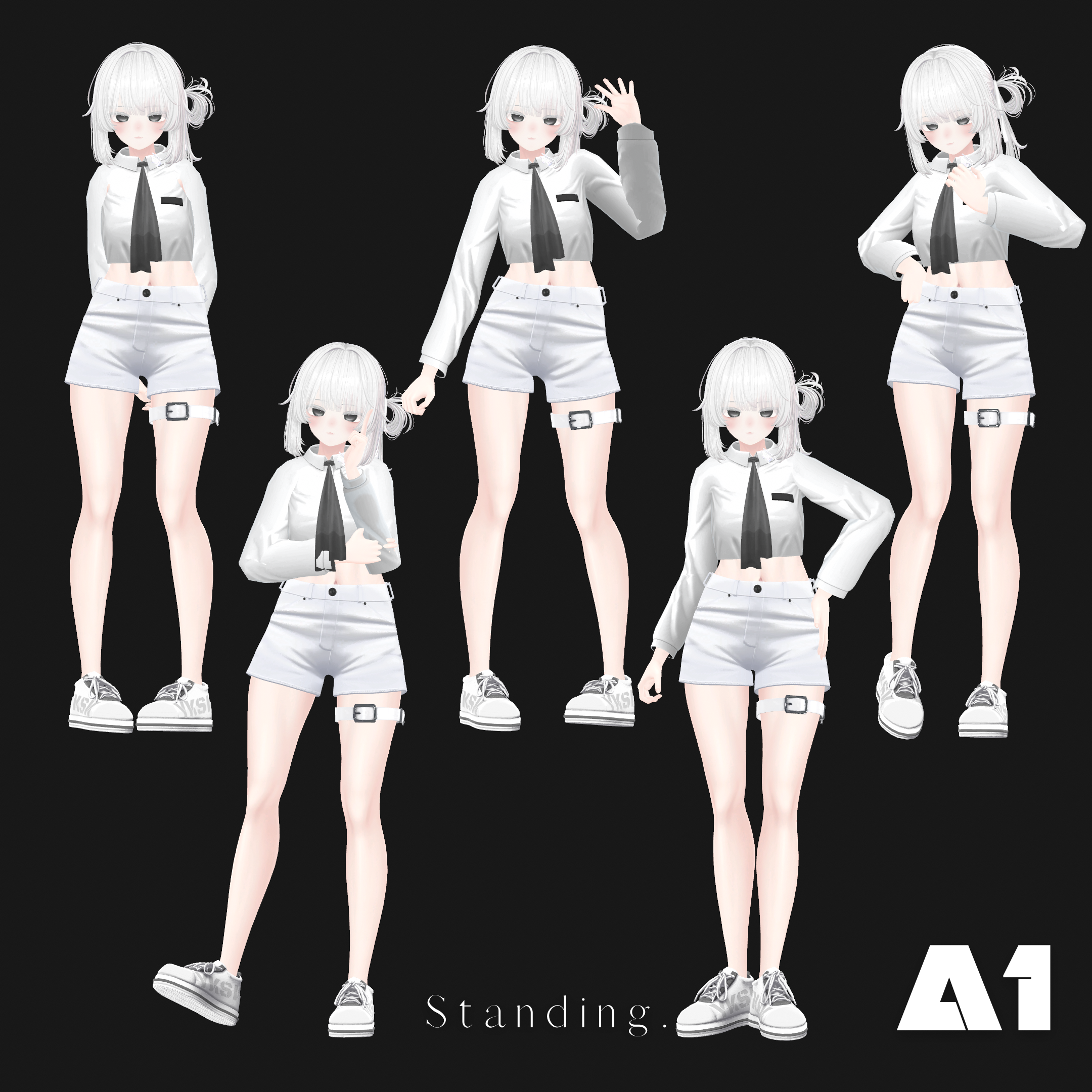【All-Round Pose Set】Basic+Cool+Cute (全80種) - Lab0 - BOOTH
