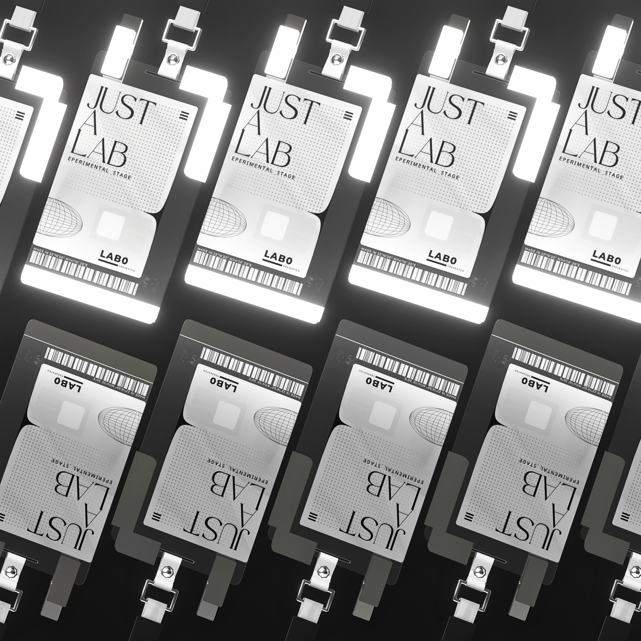 Lab0 ID Card『Flow in Dark』 - Lab0 - BOOTH