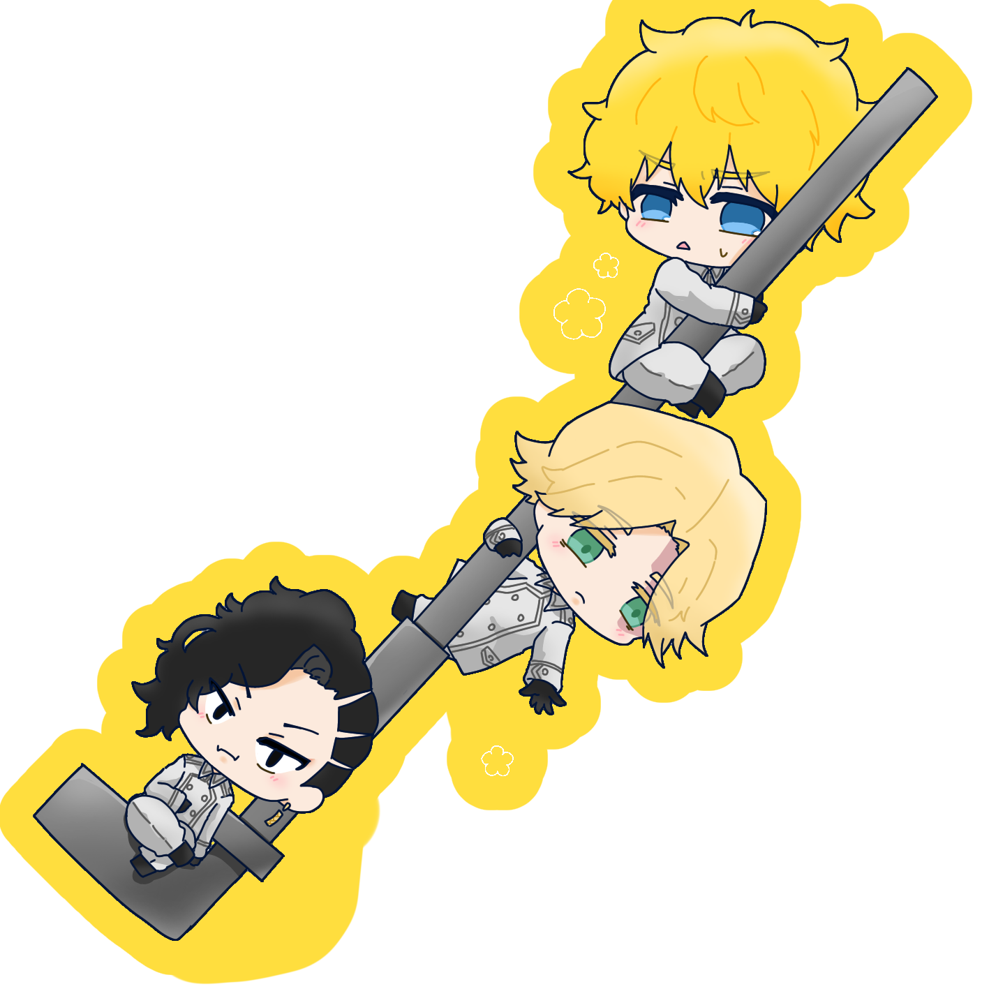 11BD鉄パイプアクスタ - みるアドレナリン - BOOTH