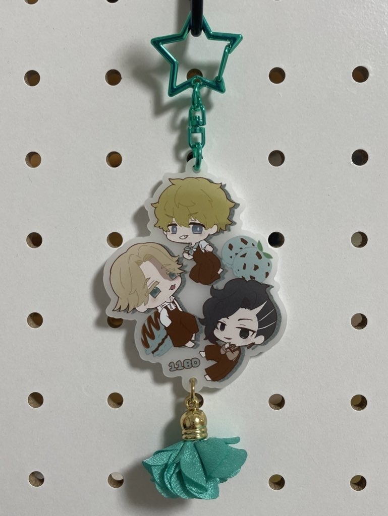 11BDチョコミント風アクリルキーホルダー - みるアドレナリン - BOOTH