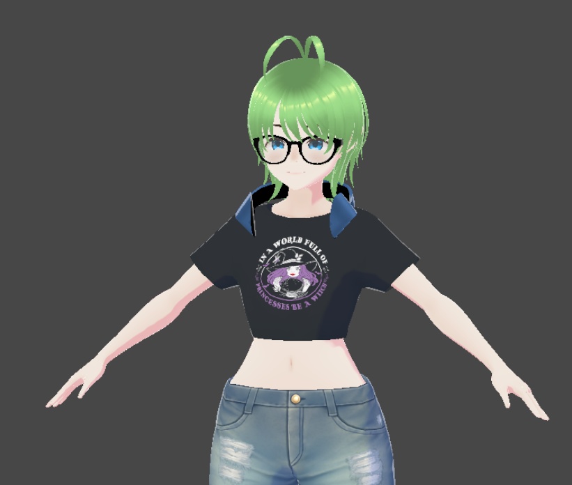 Witch Crop top - m0shr00mstudio - BOOTH
