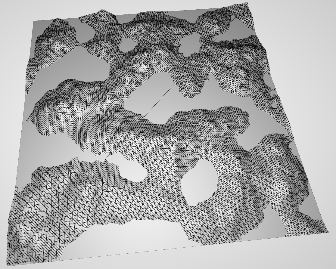 [Unity対応] 3D地形モデル 山 (水辺) - ckanbac - BOOTH