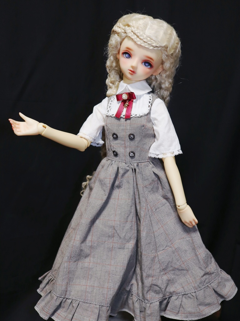 SD〜SDGr、DD チェックのワンピース - reine - BOOTH