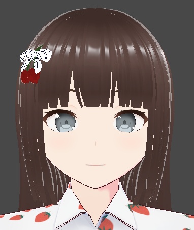 【Vroid】Cherry hairpin - ashywashy - BOOTH