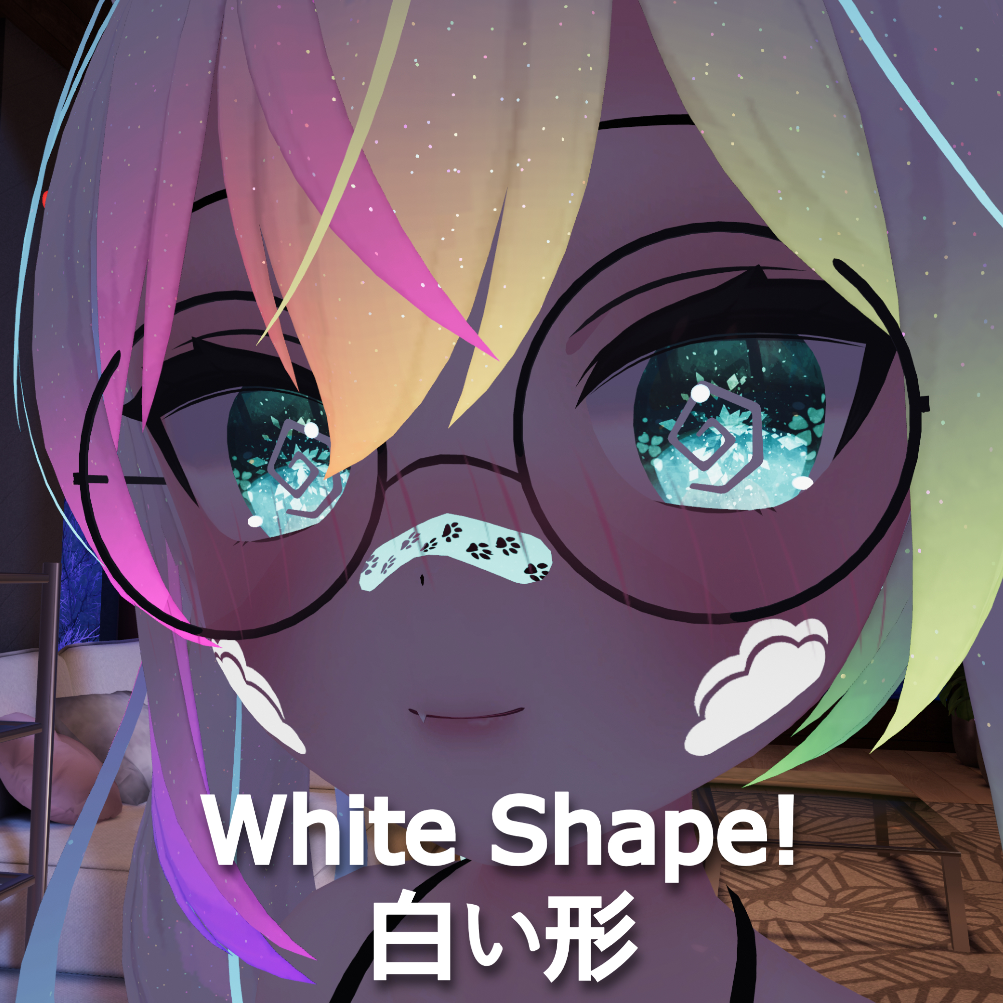 カリン Karin Simple Face Tattoos (カリン シンプルフェイスタトゥ) - Semino - BOOTH