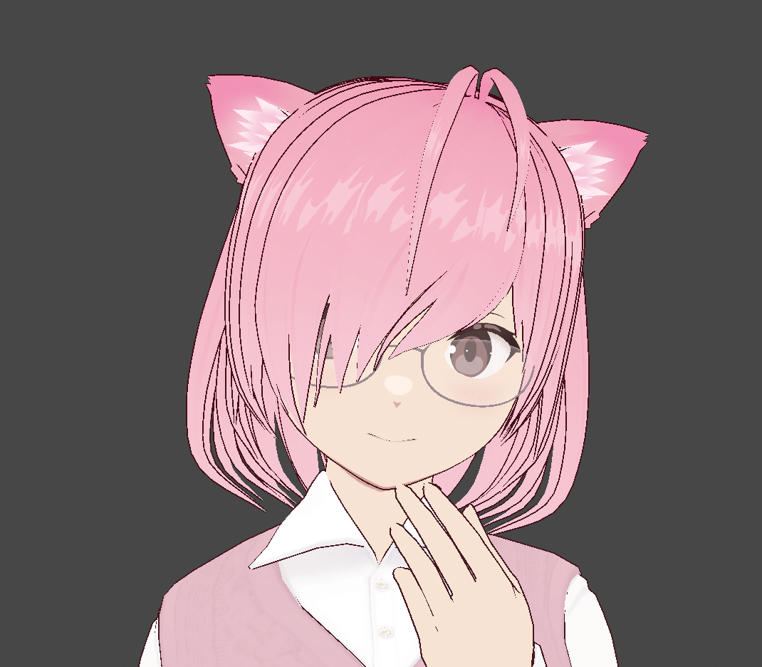 Pink Cat Hair + Ear texture ! [ FREE ] - wondrous21 - BOOTH