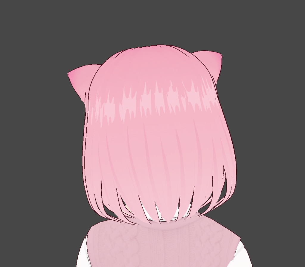Pink Cat Hair + Ear texture ! [ FREE ] - wondrous21 - BOOTH