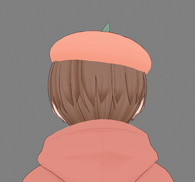 Peach Hat for VRoid studio [ FREE ] - wondrous21 - BOOTH